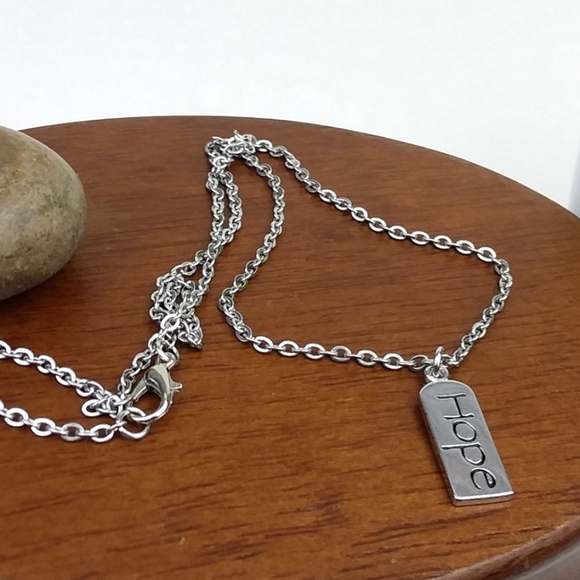 Jewelry | Hope Tag Necklace | Poshmark
